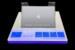 Custom laptop display stand with LED light