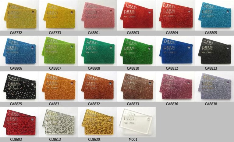 Color Acrylic Swatches - Custom acrylic stands, Custom acrylic box ...